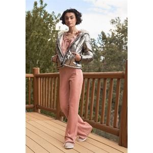 Tasha | Jackets & Coats | Tasha Apparel Gunmetal Gray Metallic Fuzzy ...